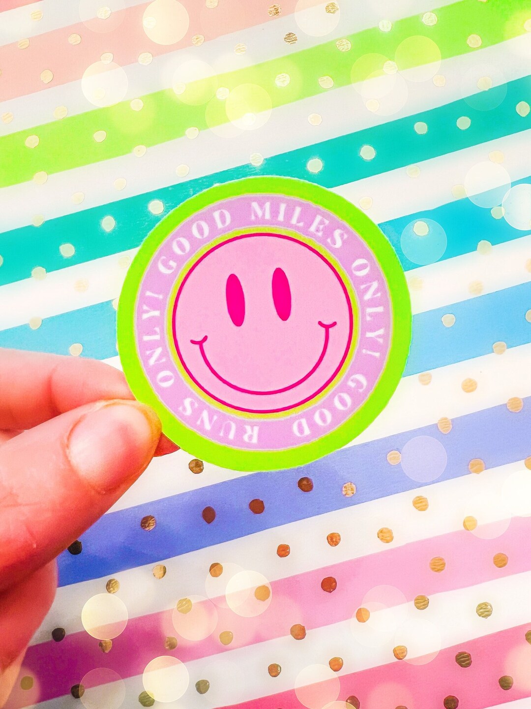Good Miles Only Vinyl Sticker - Waterproof Runner Gift - Etsy