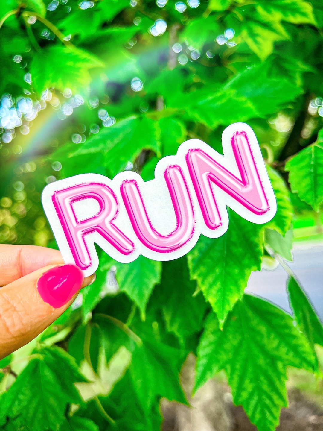 Running Sticker, Run Sticker, Vinyl Sticker, Water Bottle Sticker ...