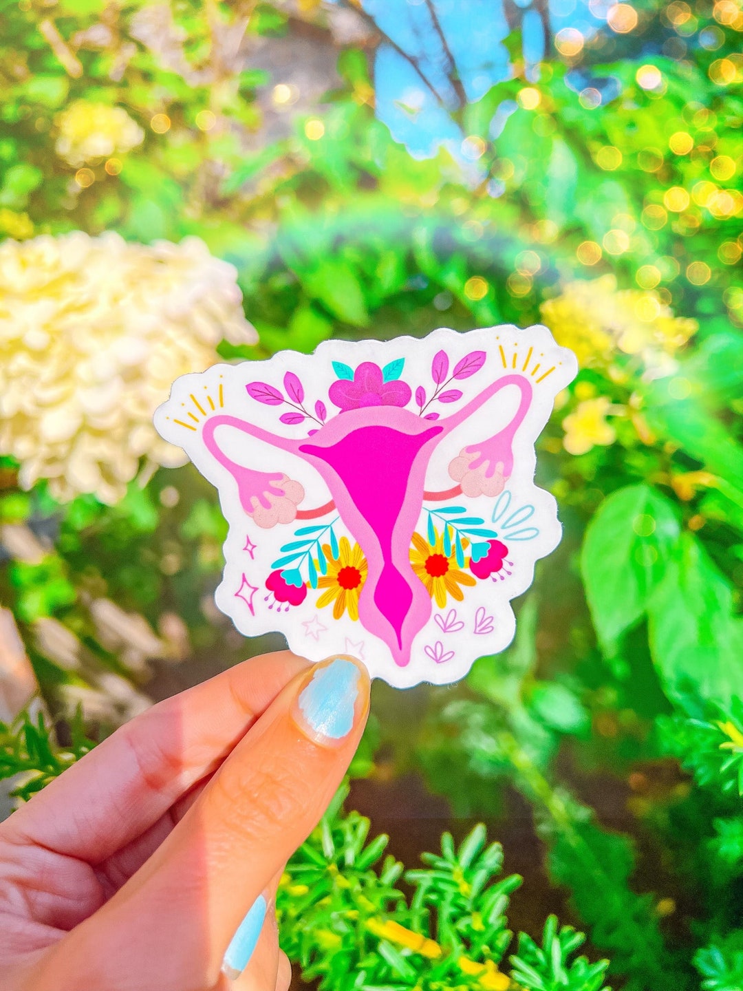 Cute Uterus, Feminist Sticker, Uterus Sticker, Abortion, Pro Choice ...