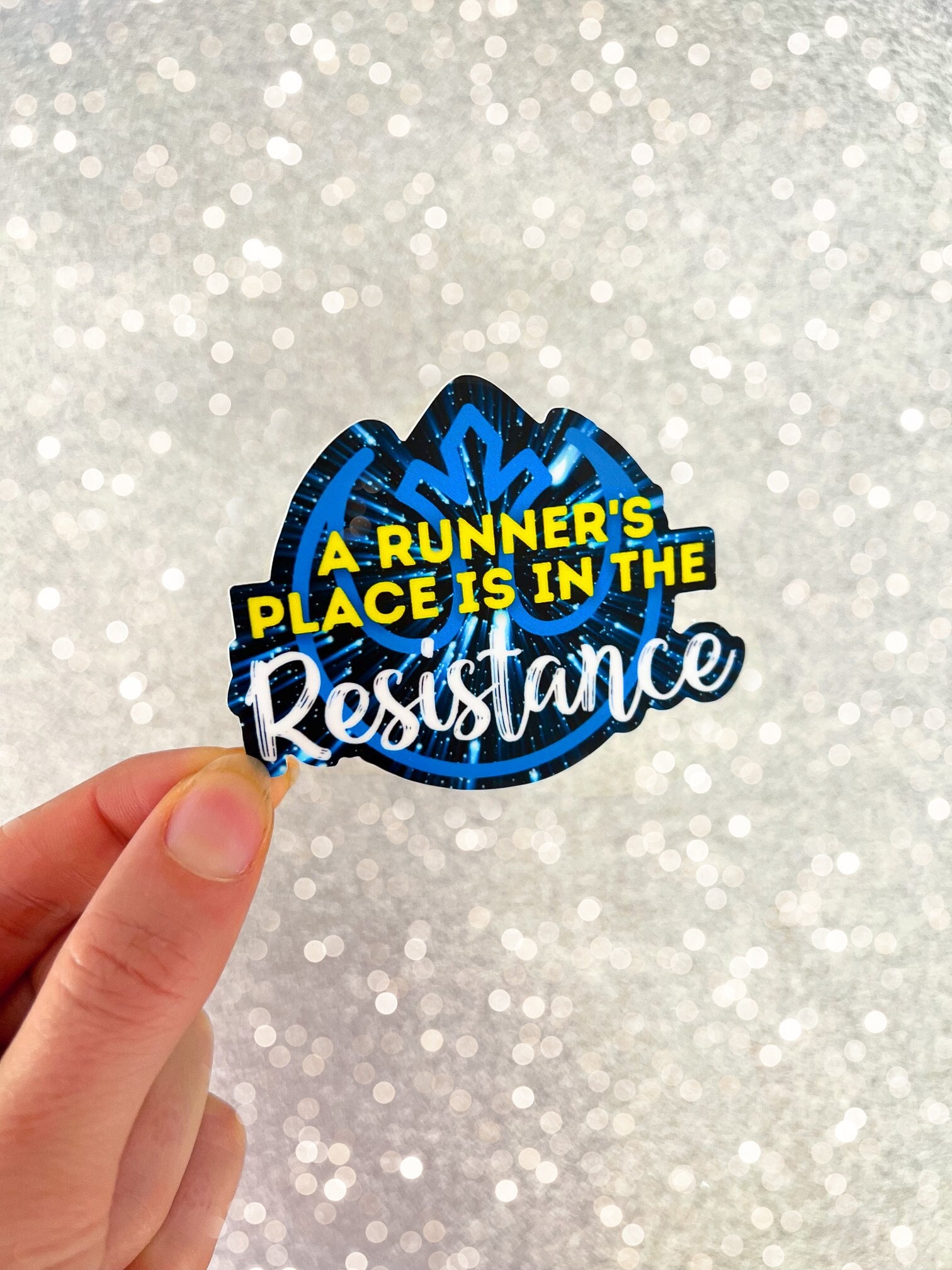 Rebel Theme Park Running Sticker Vinyl Sticker Water - Etsy