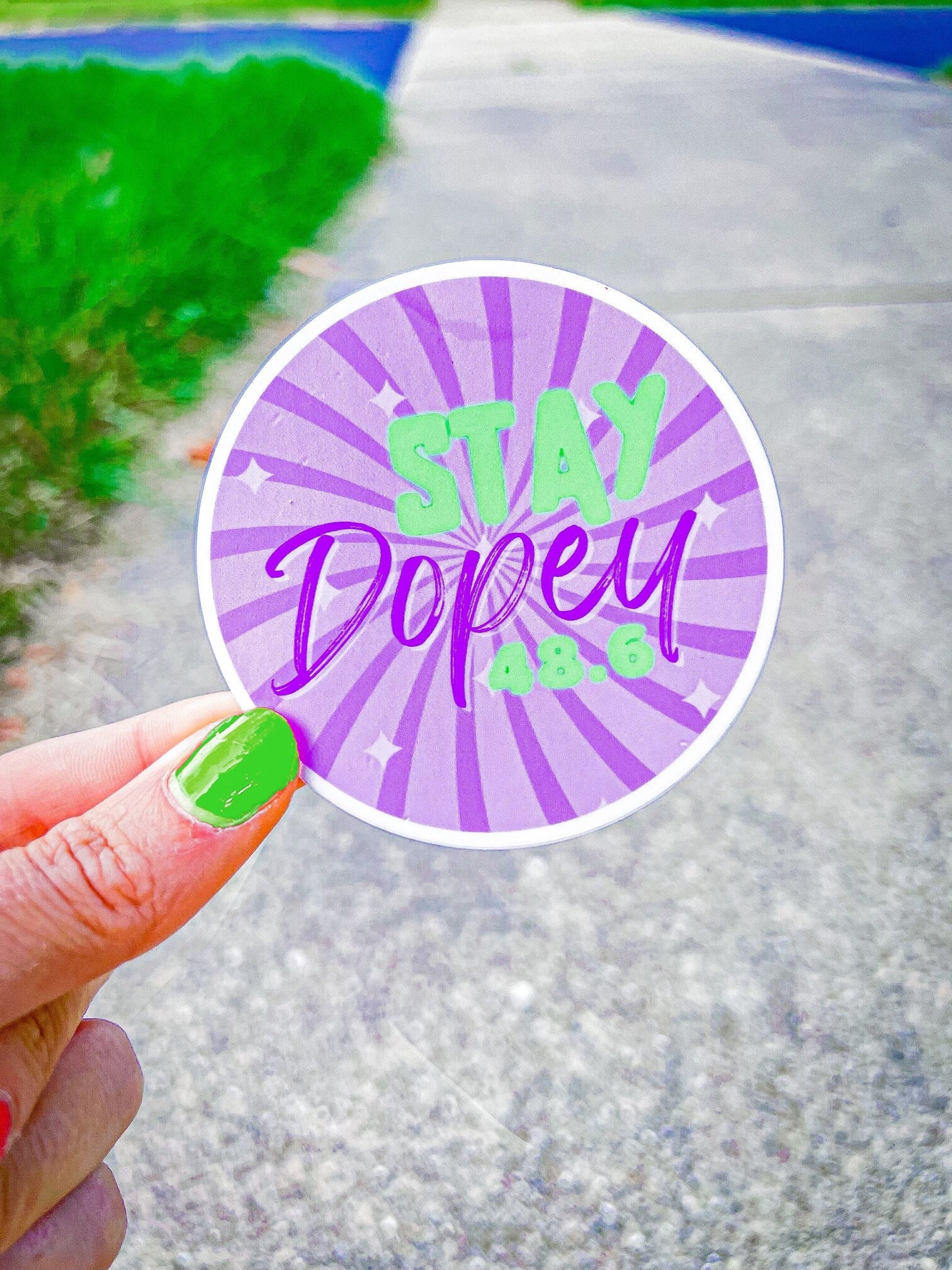 Stay Dopey Running Sticker Vinyl Sticker Water Bottle - Etsy