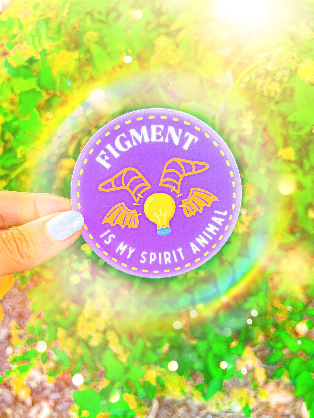Figment, Imagination, Spirit Animal, Vinyl Sticker, Water Bottle ...