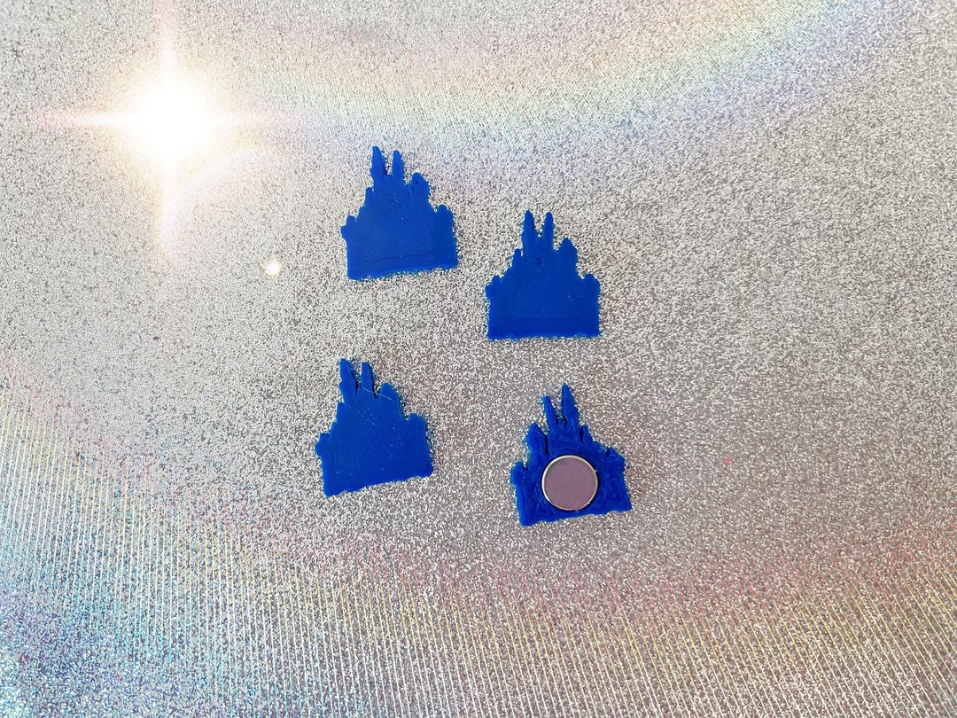 3D Printed Castle Bib Magnets: Marathon Runner & Dancer Pins - Etsy