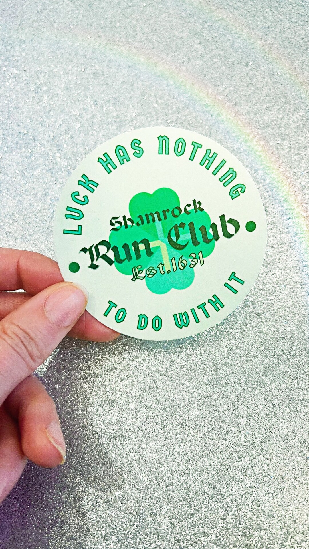 Shamrock, Shuffle, Chicago, St Patricks Day, Fun Run, Running Sticker ...