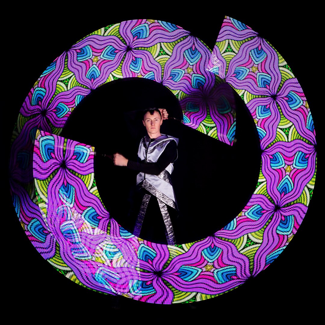 LED Pixel Poi Pro 72 144 Leds Fully Programmable - Etsy