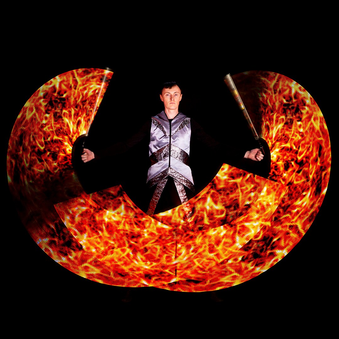 LED Pixel Poi Pro 72 144 Leds Fully Programmable - Etsy