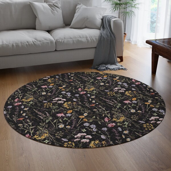 Floral Rug - Etsy
