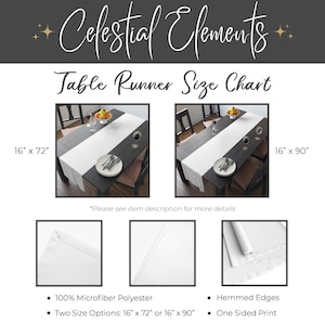 Celestial Table Runner | Moon and Stars | Witchy | Magic | Boho Table ...