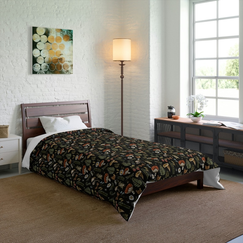 Forest Elements Comforter | Cottagecore Aesthetic | Magical Forest ...