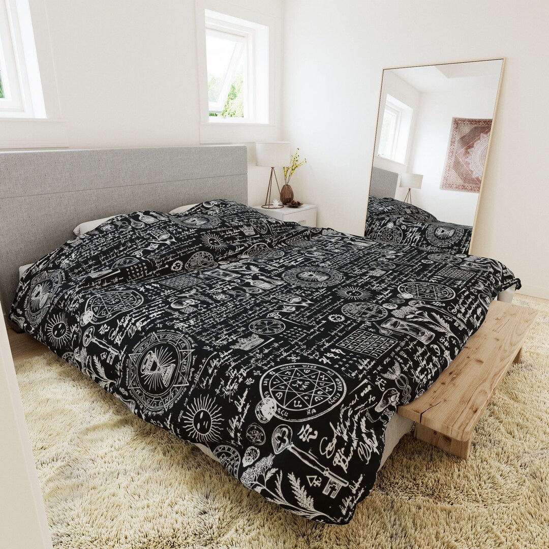 Witchcraft Magic Duvet Cover | Witchy Duvet | Witchy Bedding ...