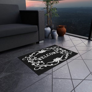 Gothic Welcome Mat | Gothic Doormat | Indoor/outdoor Mat | Witchcore ...