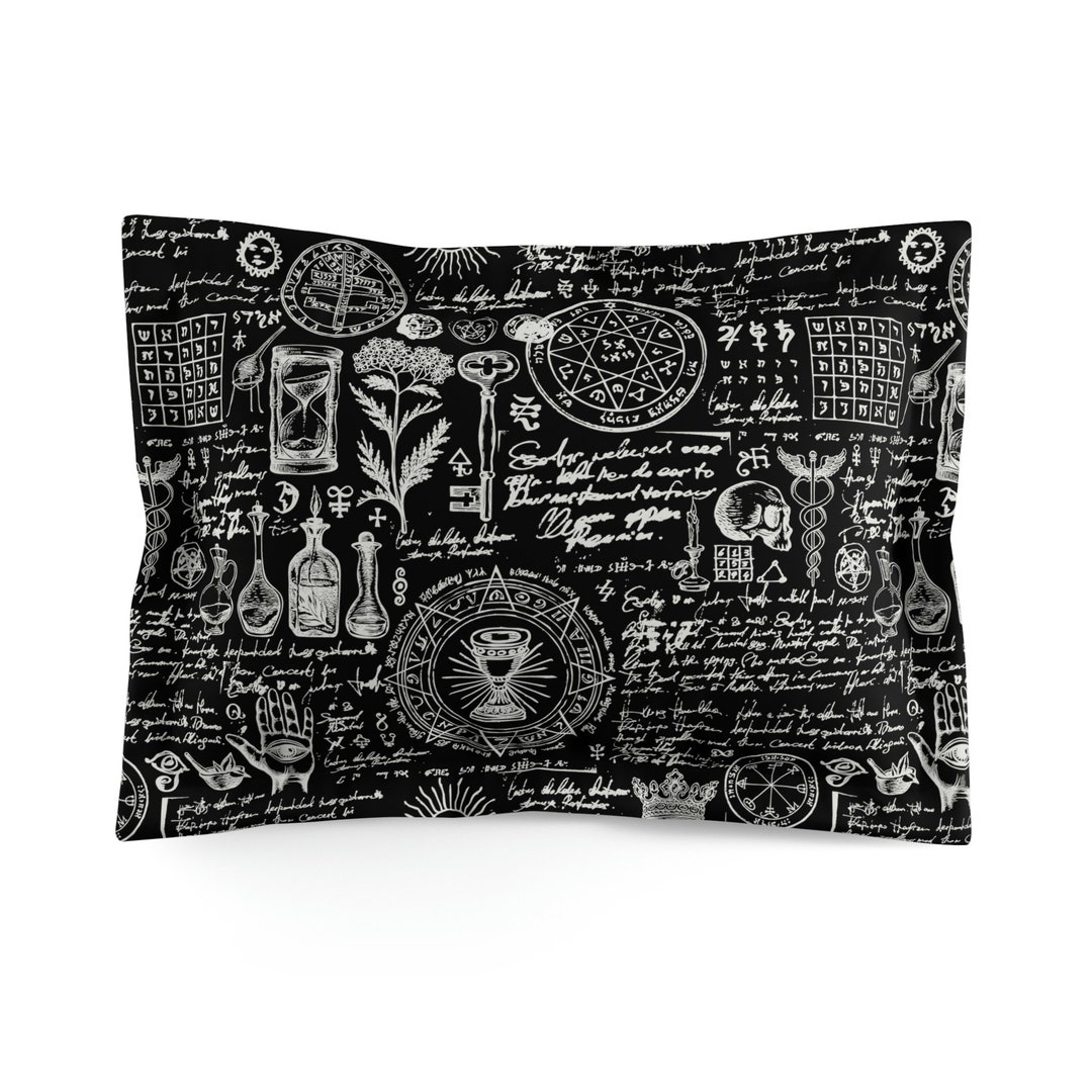 Witchcraft Magic Pillow Sham | Witchy Aesthetic | Witch | Esoteric ...