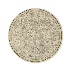 Vintage Astronomical Rug | Astronomy Rug | Celestial Rug | Astrology ...