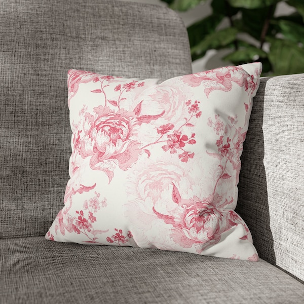 Toile Pillow Cover - Etsy