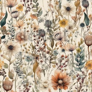 Botanical Duvet Cover | Wildflowers | Cottagecore Duvet | Whimsical ...