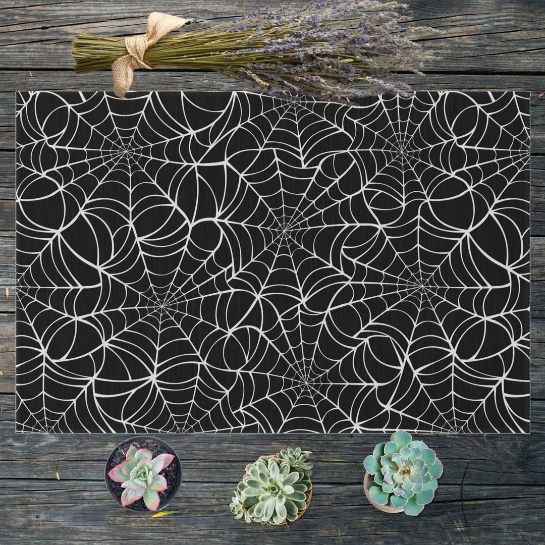 Spiderweb Doormat | Welcome Mat | Indoor/outdoor Mat | Witchy Doormat ...