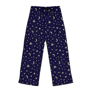 Moon and Stars Pajama Pants Women's Pajamas PJ Pants Gift for Her ...