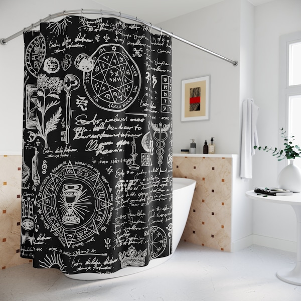 Gothic Shower Curtain - Etsy