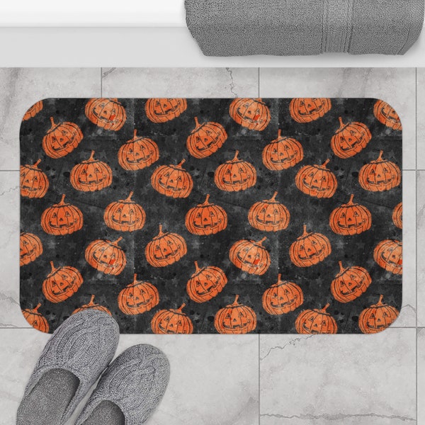 Halloween Bath Mat - Etsy