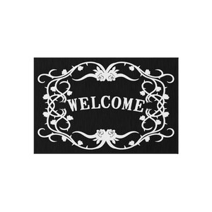 Gothic Welcome Mat | Gothic Doormat | Indoor/outdoor Mat | Witchcore ...