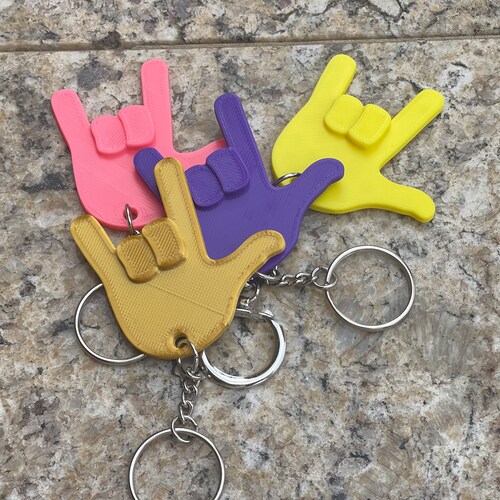 American Sign Language I Love You Lapel Pin ASL Gold or Silver - Etsy