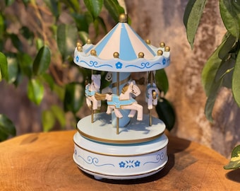 Christmas Carousel Music Box - Etsy