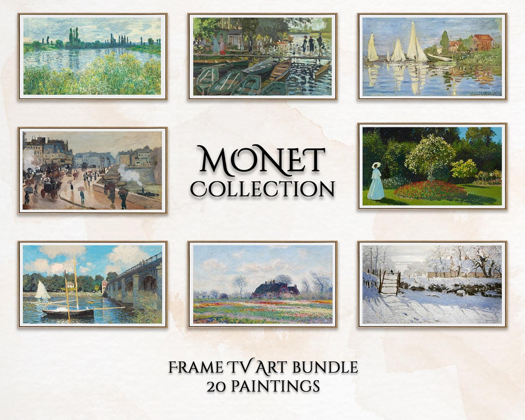 Samsung Frame TV Art | Claude Monet Frame TV Collection | 4K Frame TV ...
