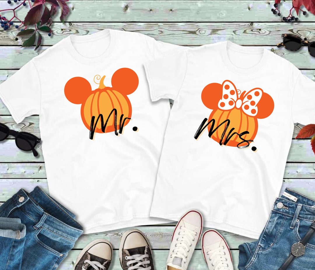 Disney Mickey Mouse and Minnie Mouse Mr and Mrs Boo Happy - Etsy