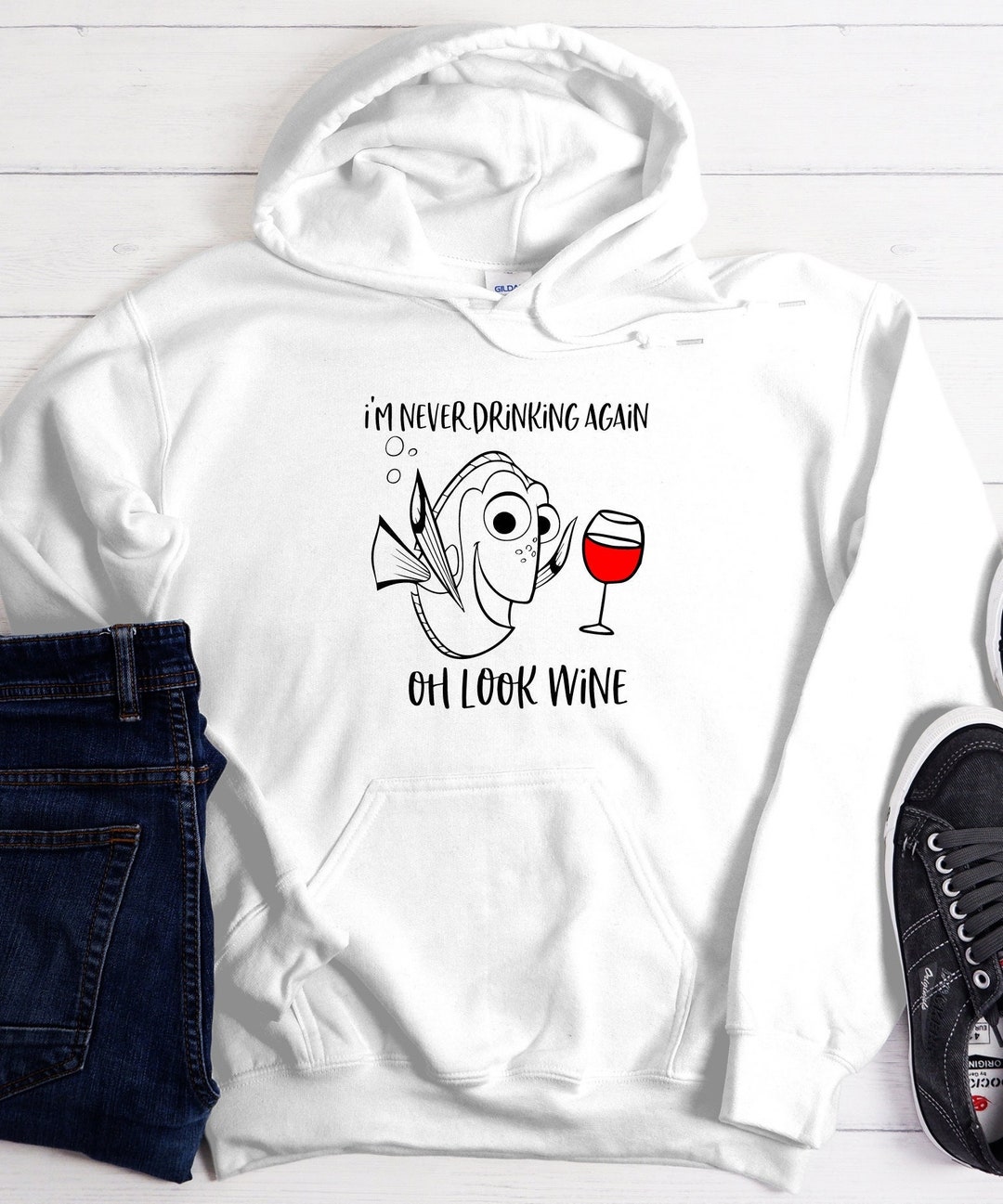 Disney Funny Dory Wine Glass Cute Quote Mickey Mouse Santa Clause Print ...