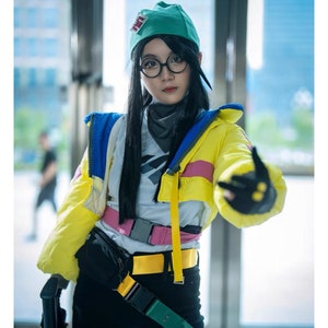 Valorant Killjoy Cosplay Costume, Women's Combat Uniform Halloween ...