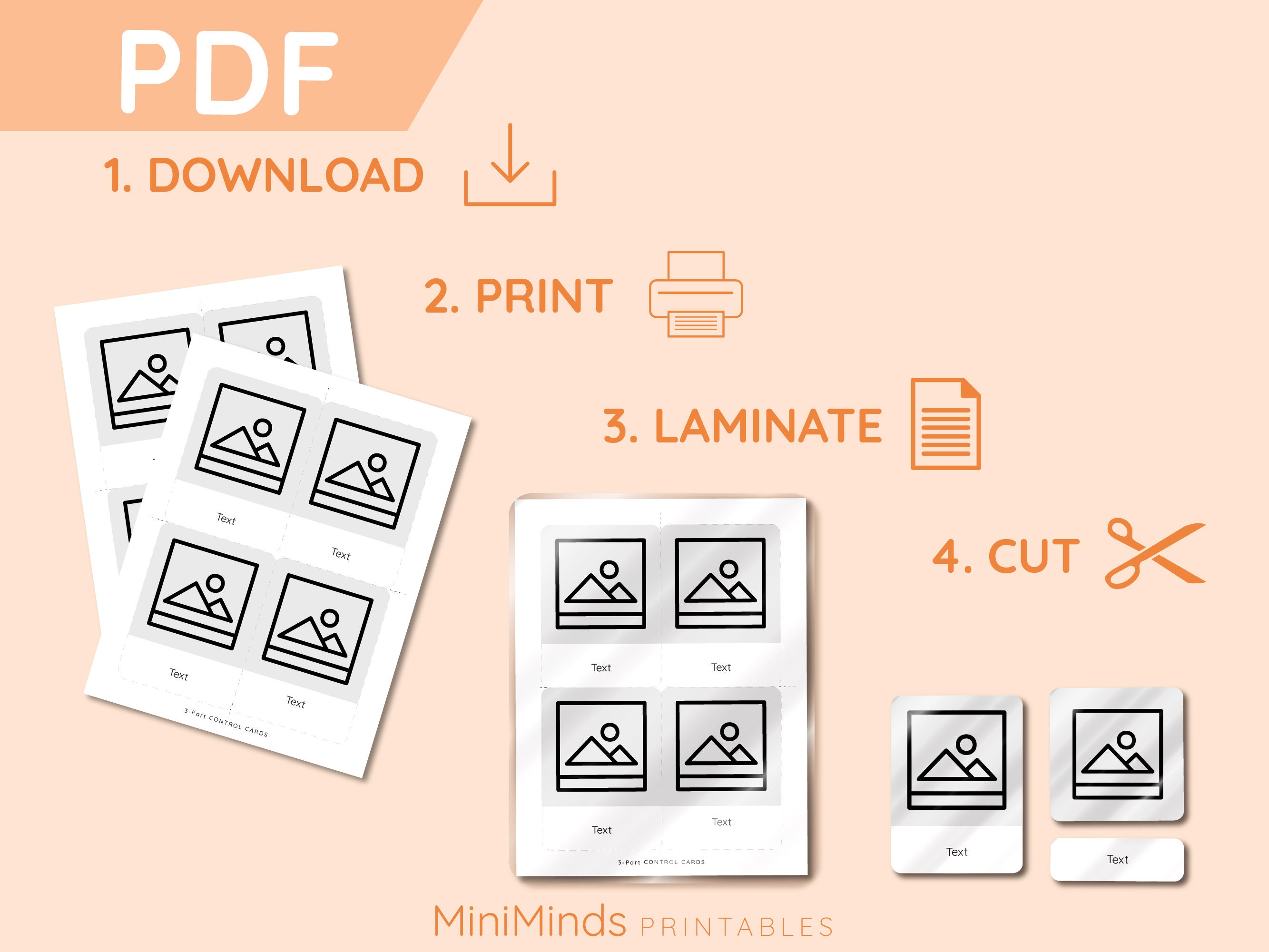 TELLING TIME Nomenclature 3 Part Cards Montessori Friendly - Etsy