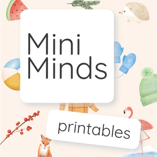 MiniMindsPrintables - Etsy
