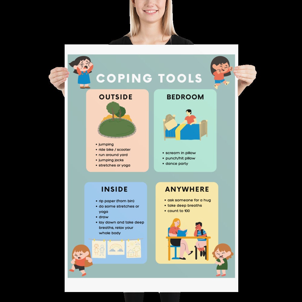 Coping Skills Chart - Etsy