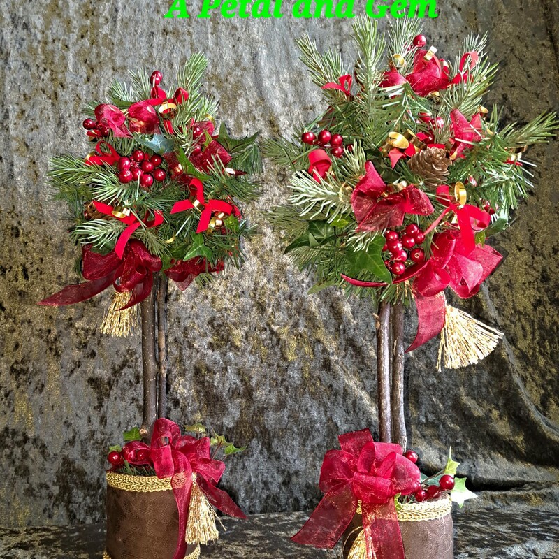 Christmas Topiary - Etsy