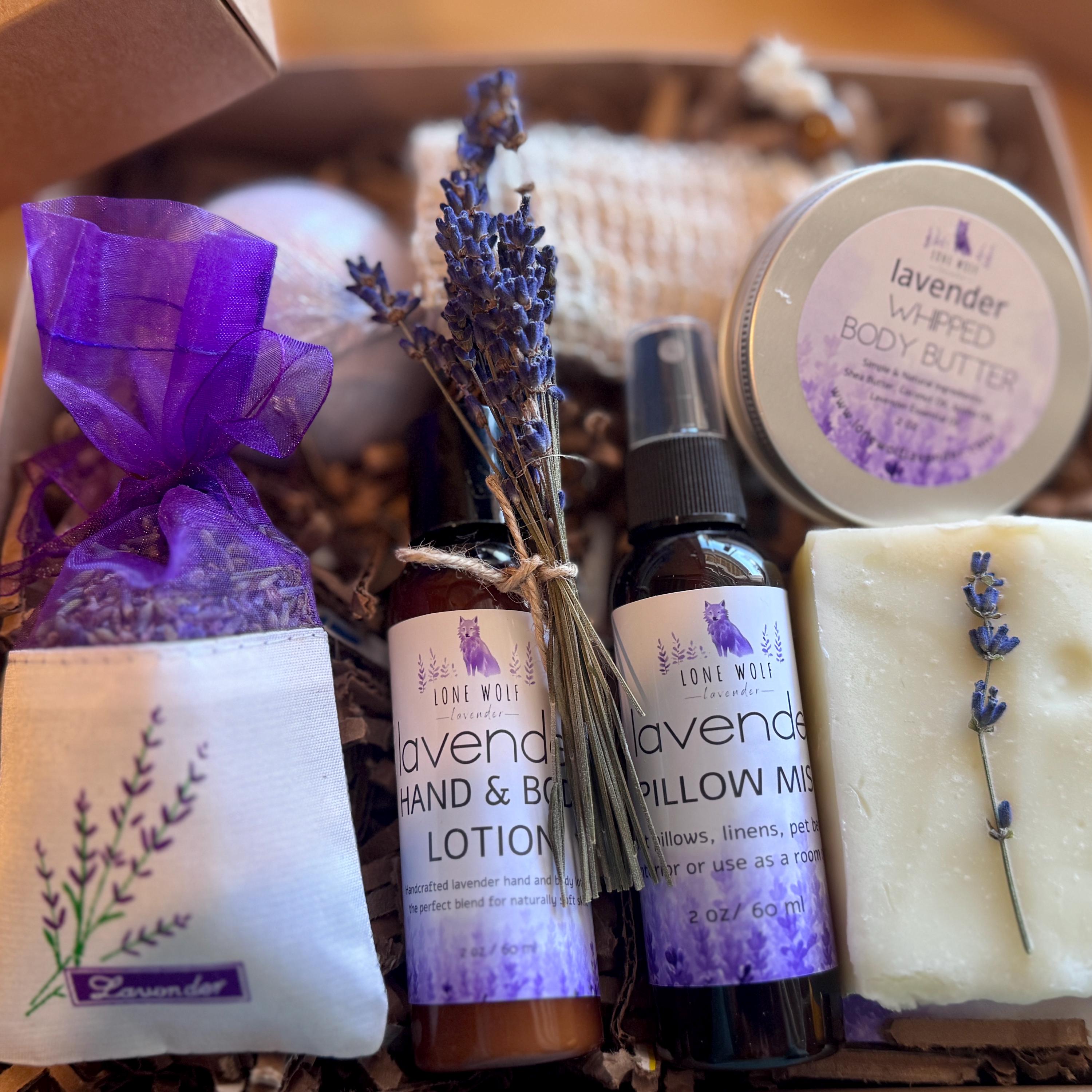 Lavender Spa Gift Set – Birthday Gift for Women – Relaxation & Self ...
