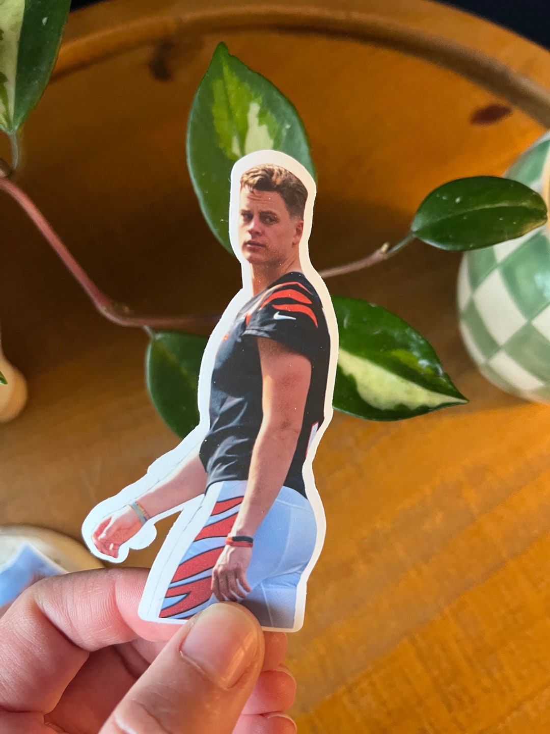 Joe Burrow Sticker Look Back at It Joe 9 - Etsy