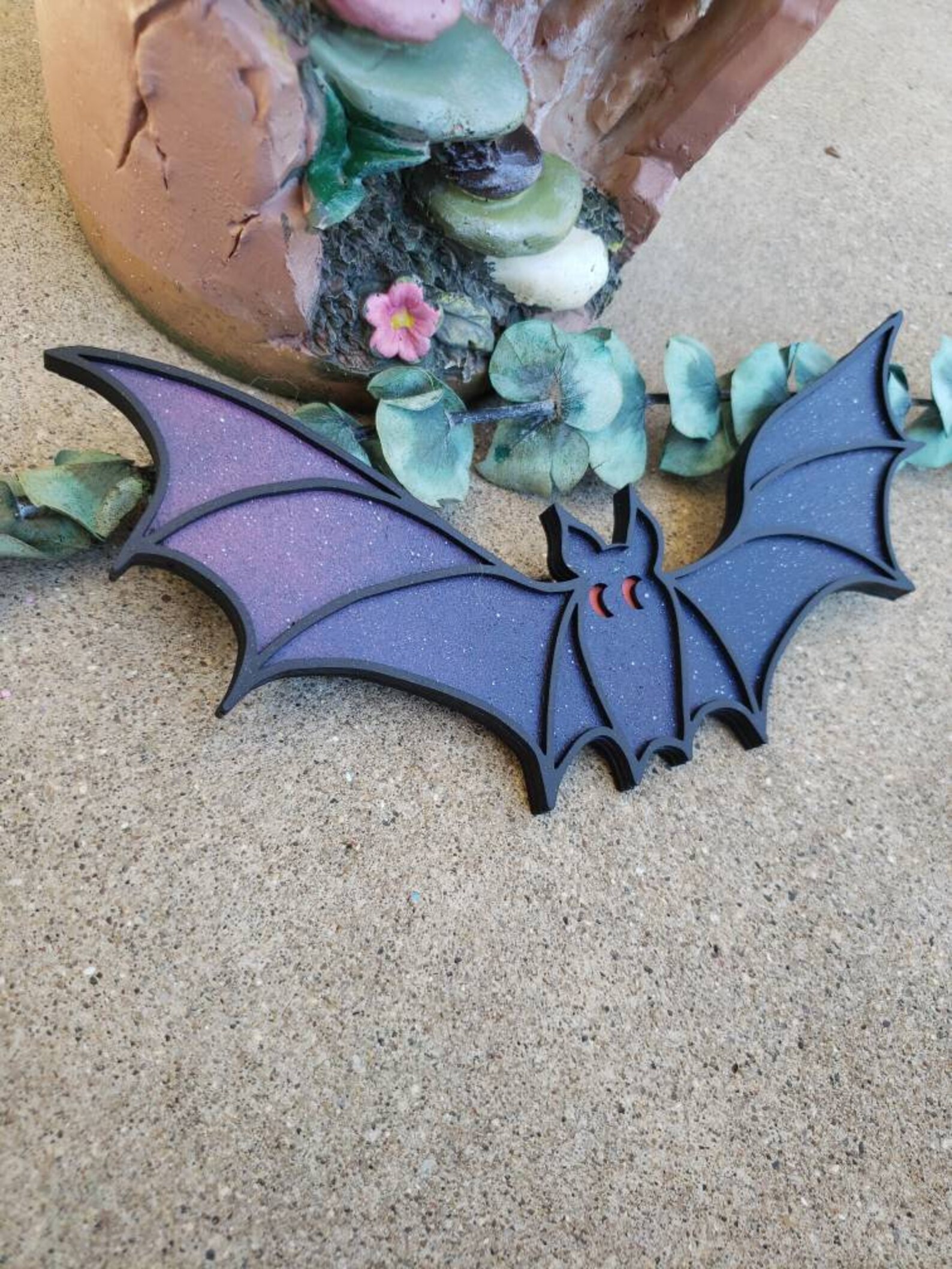 3D Wall Bats Halloween Bat Decorations Fall Wood Decor - Etsy