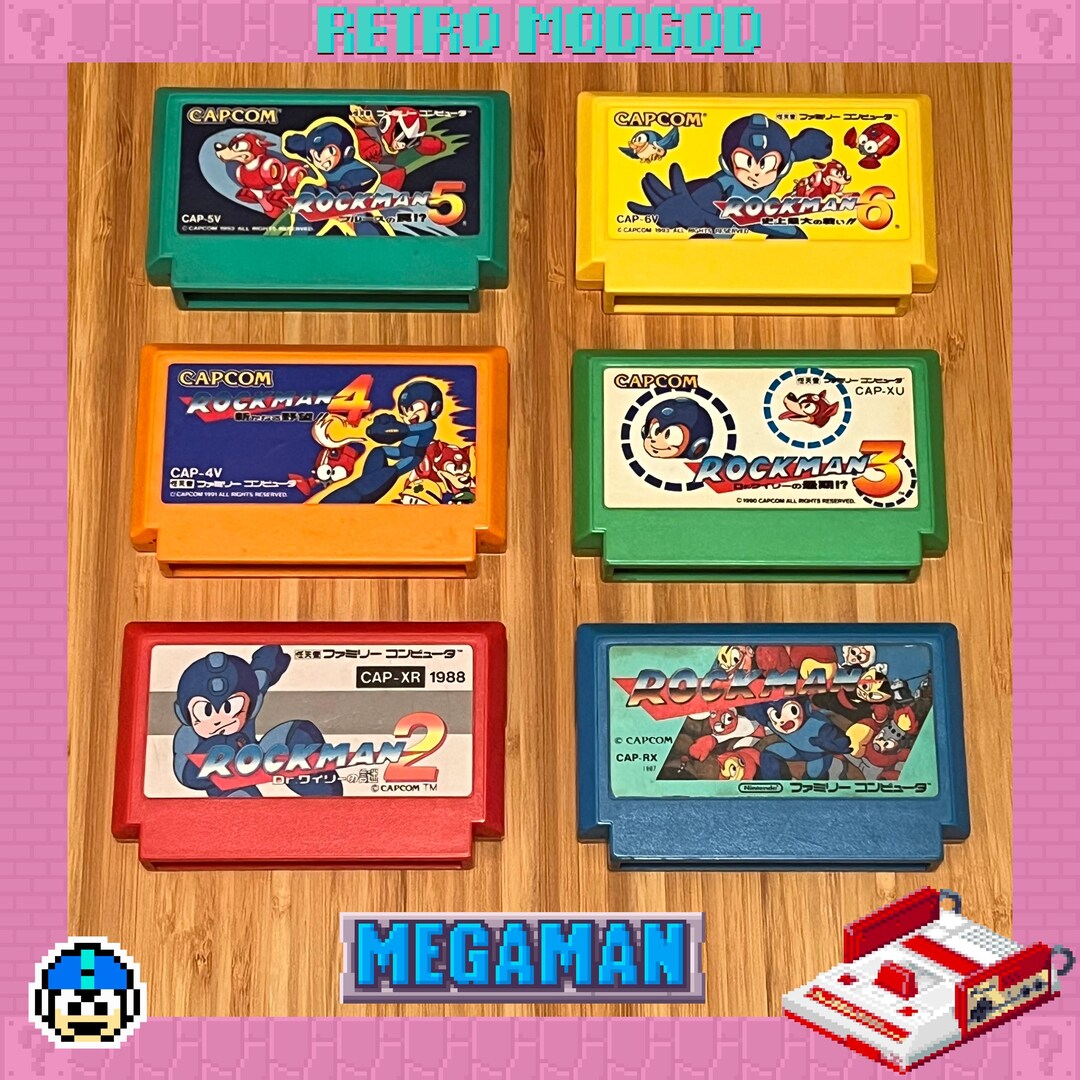 Rockman Megaman Classic Famicom Games - Etsy