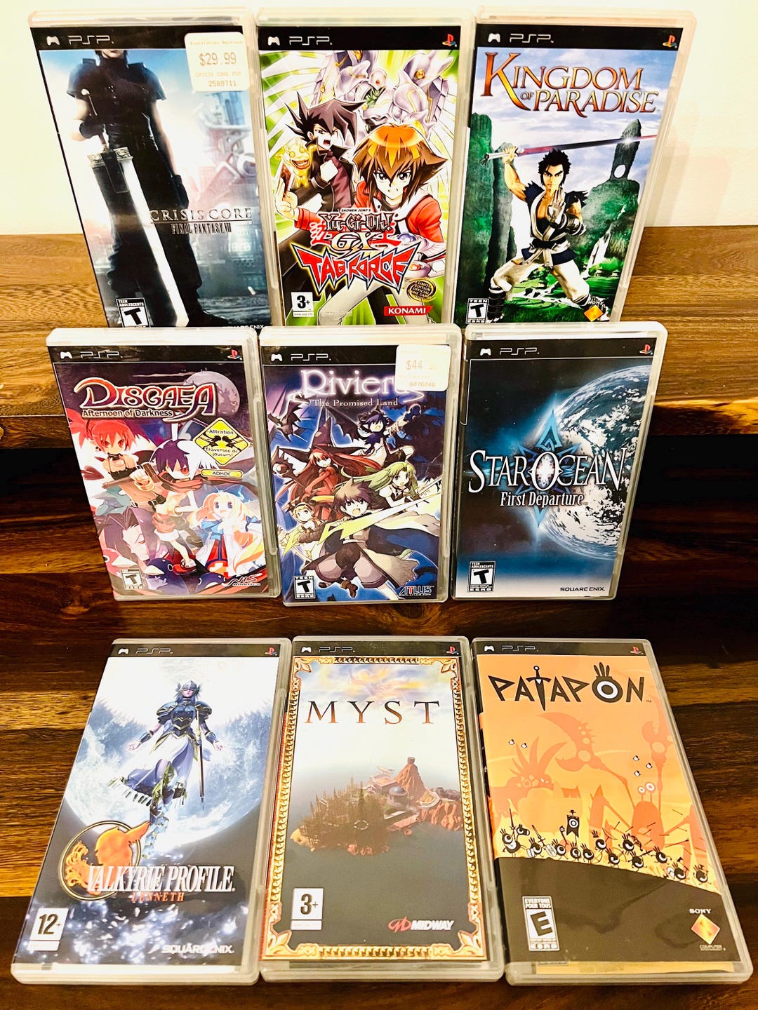 Classic PSP JRPG Game Collection - Valkyrie Profile Lenneth, Star Ocean, Disgaea, Final Fantasy ...