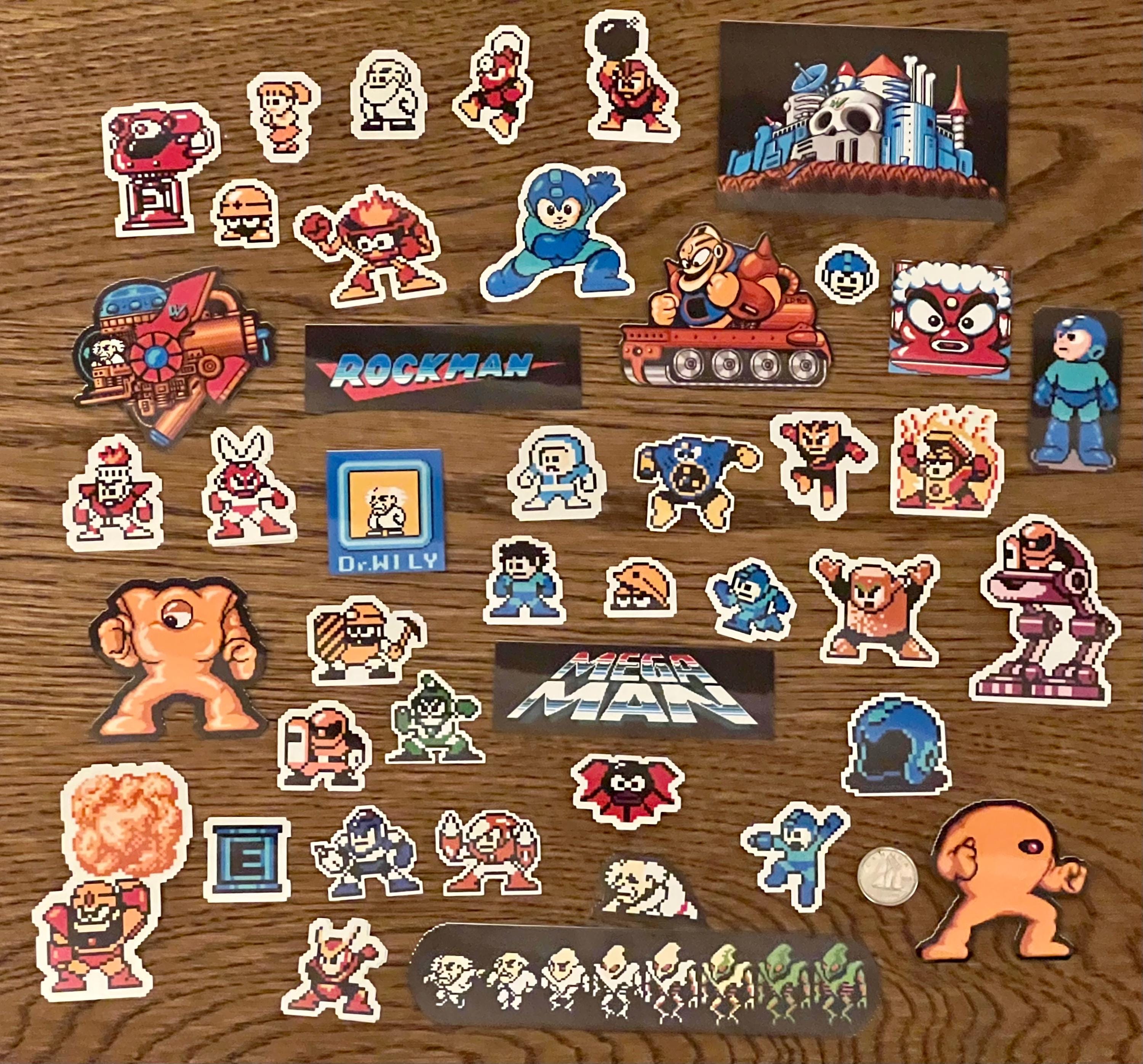 Retro 8-bit Stickers | Classic NES Era Pixel Art Collectible Premium ...