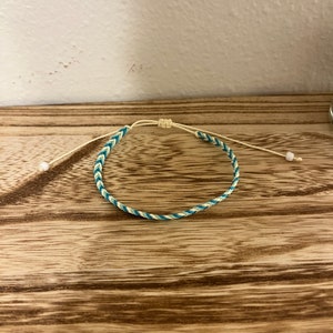 Set of Waterproof Ocean Wave Bracelets Gift Beach Anklets Non Tarnish ...