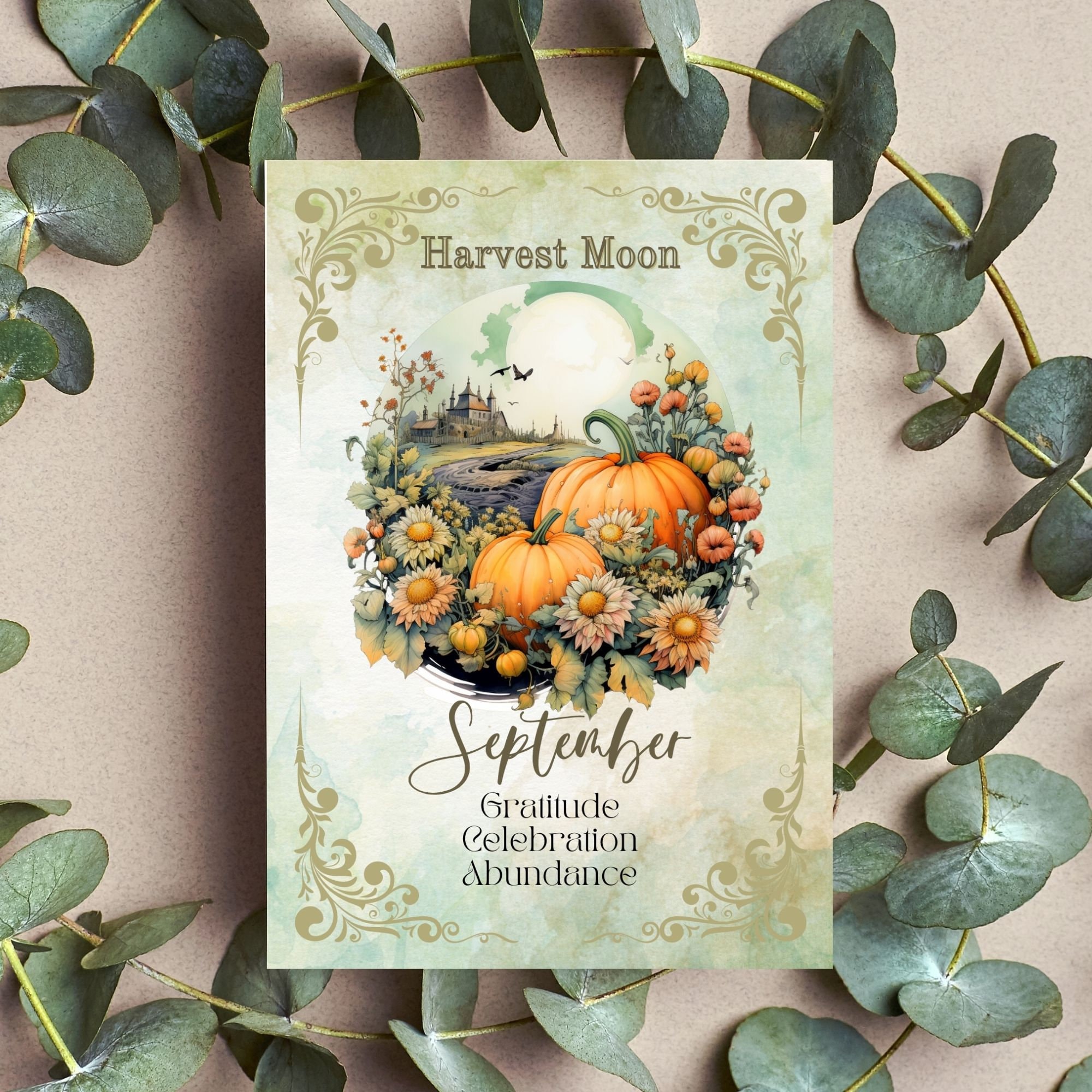 Lunar Phases Oracle Cards 'moons of the Year' - Etsy