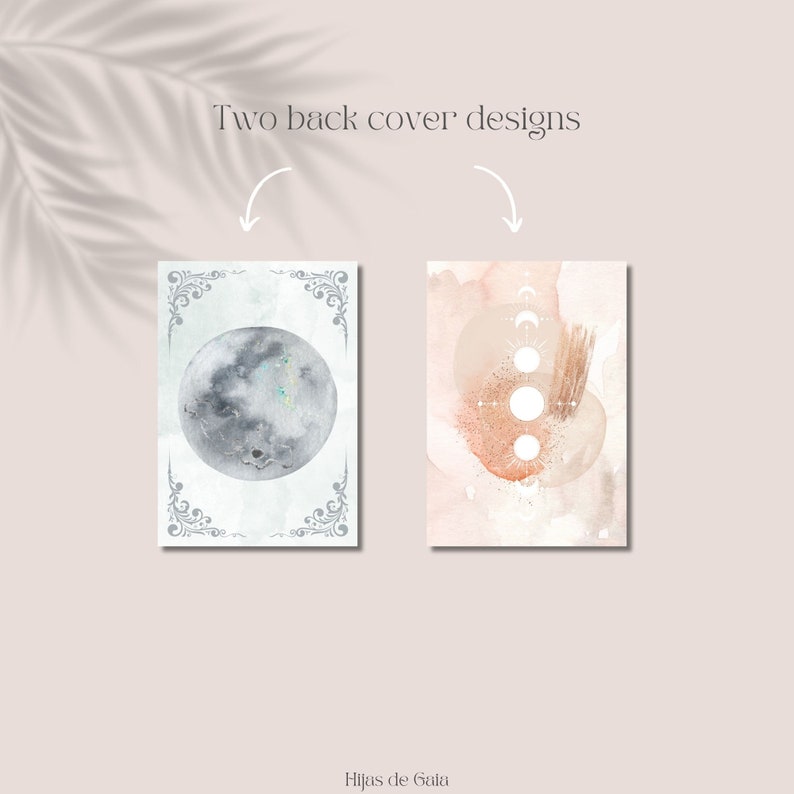 Lunar Phases Oracle Cards 'moons of the Year' - Etsy