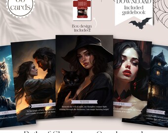 Lunar Phases Oracle Cards 'moons of the Year' - Etsy