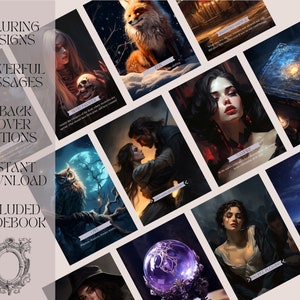 Path of Shadows Oracle Cards - Deep Shadow Work & Healing | 55 Cards + Complete Guide | Instant ...