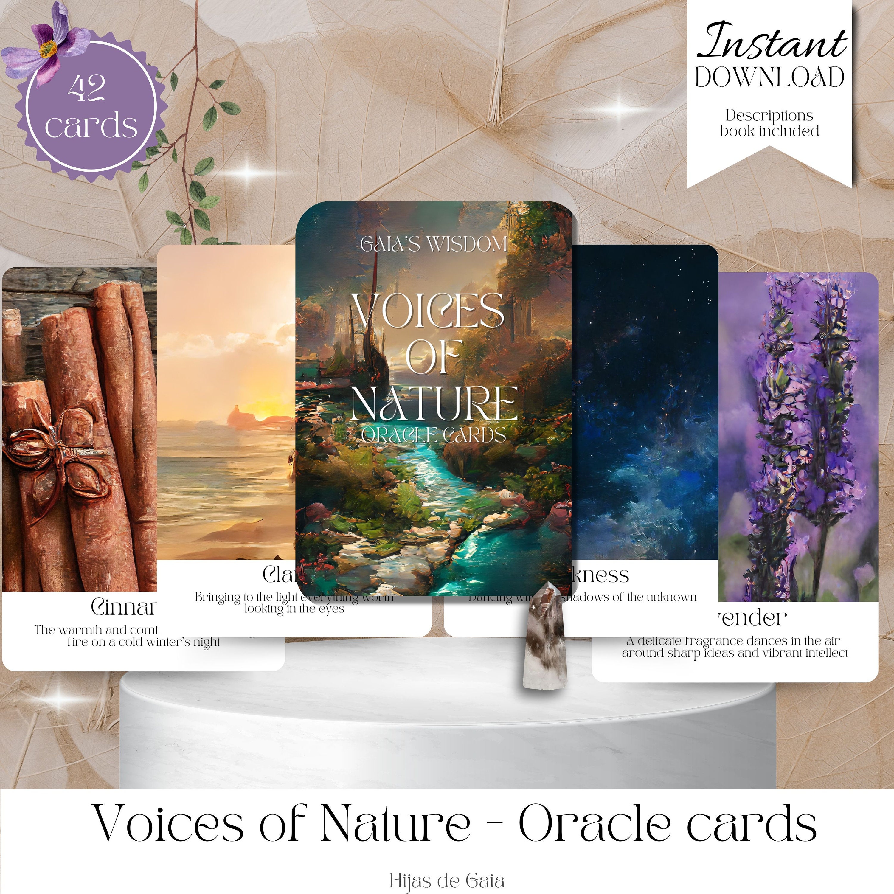 DIY and Printable Oracle Deck: Voices of Nature. Instant PDF Download ...