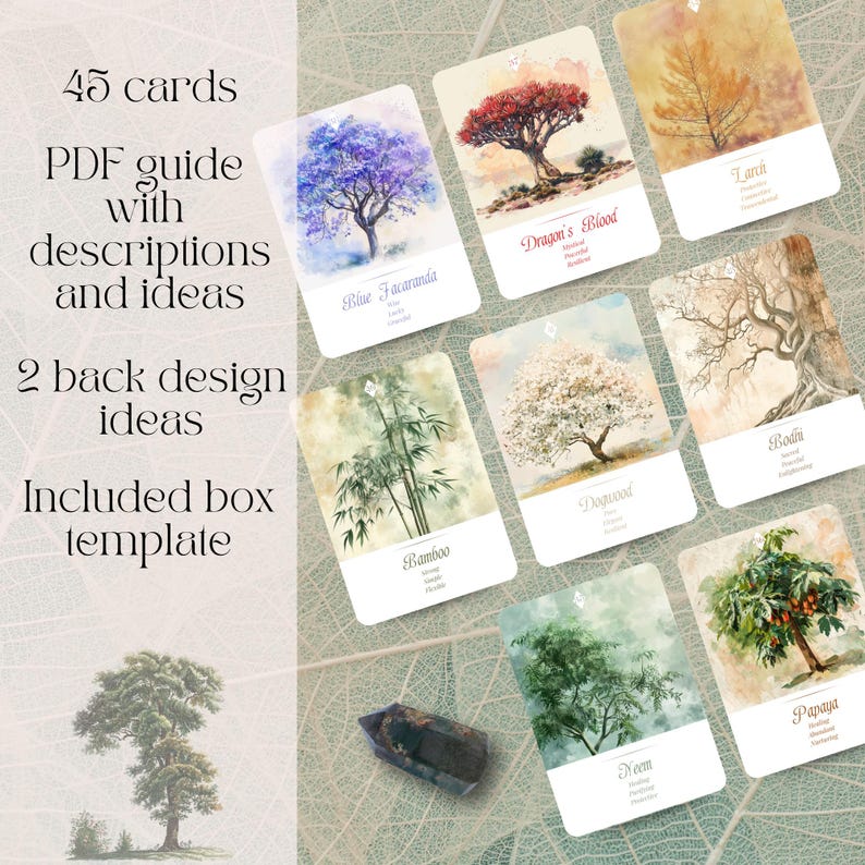 The Voices of the Trees - Tree Oracle Cards | Ancient Wisdom & Forest ...