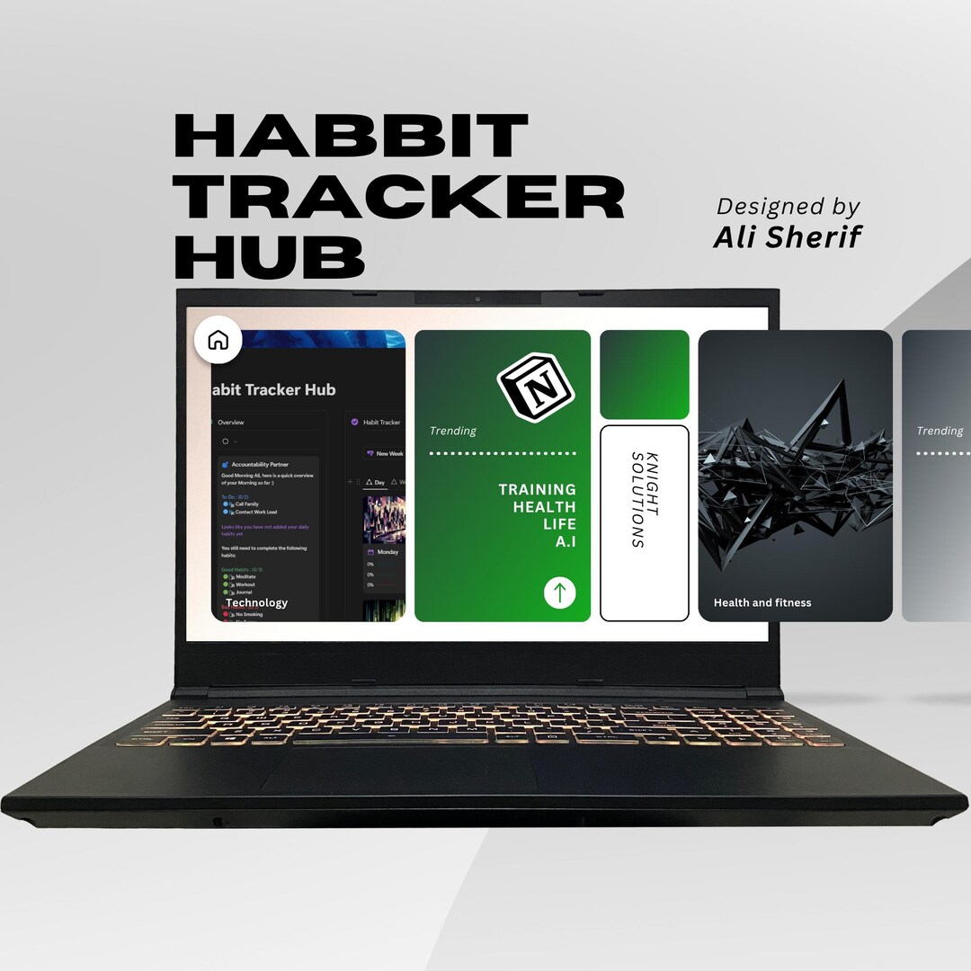 Habit Tracker Hub - Etsy