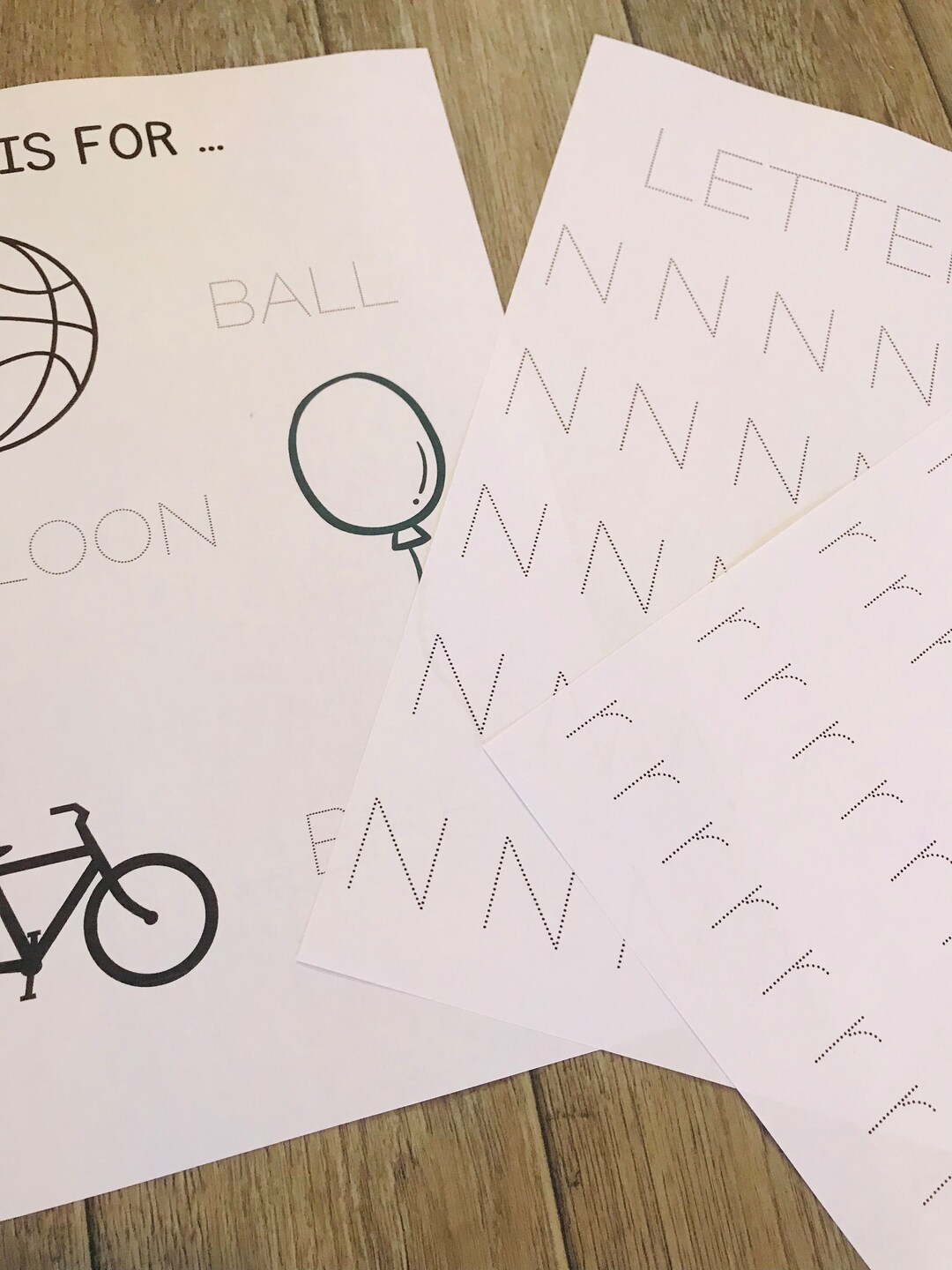 Alphabet Learning Printable - Etsy