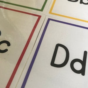 Set of Flashcards Senses, Letters, Numbers, 2d and 3D Shapes, Colours ...